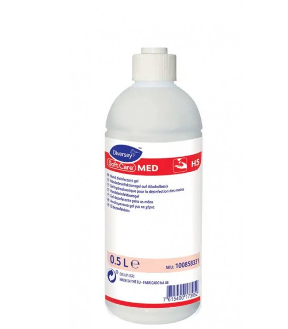 SOFT CARE MED H5 ΑΠΟΛΥΜΑΝΤΙΚΟ ΧΕΡΙΩΝ 500ml ΜΕ ΕΓΚΡΙΣΗ ΕΟΦ DIVERSEY