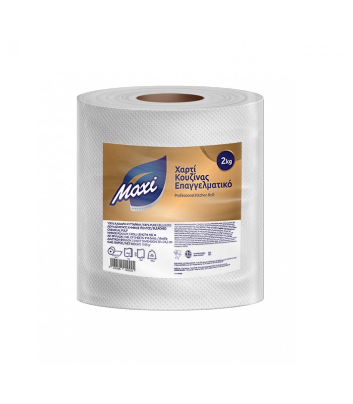 ΧΑΡΤΙ ΚΟΥΖΙΝΑΣ 2Φ ΓΚΟΦΡΕ 2KG MAXI