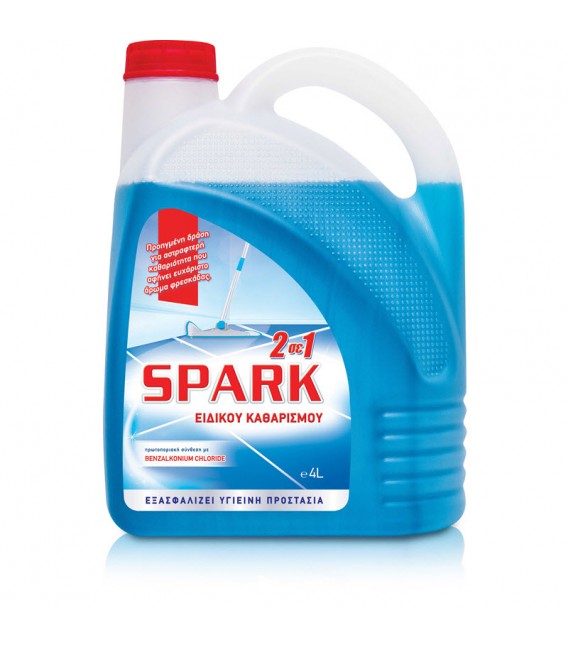 ΕΙΔΙΚΟ ULTRA ΚΑΘΑΡΙΣΤΙΚΟ 2 σε 1 SPARK 4LT